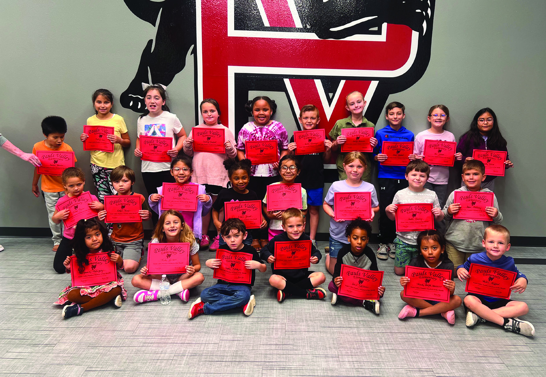 Pauls Valley Little Panthers for the month of May | Garvin County