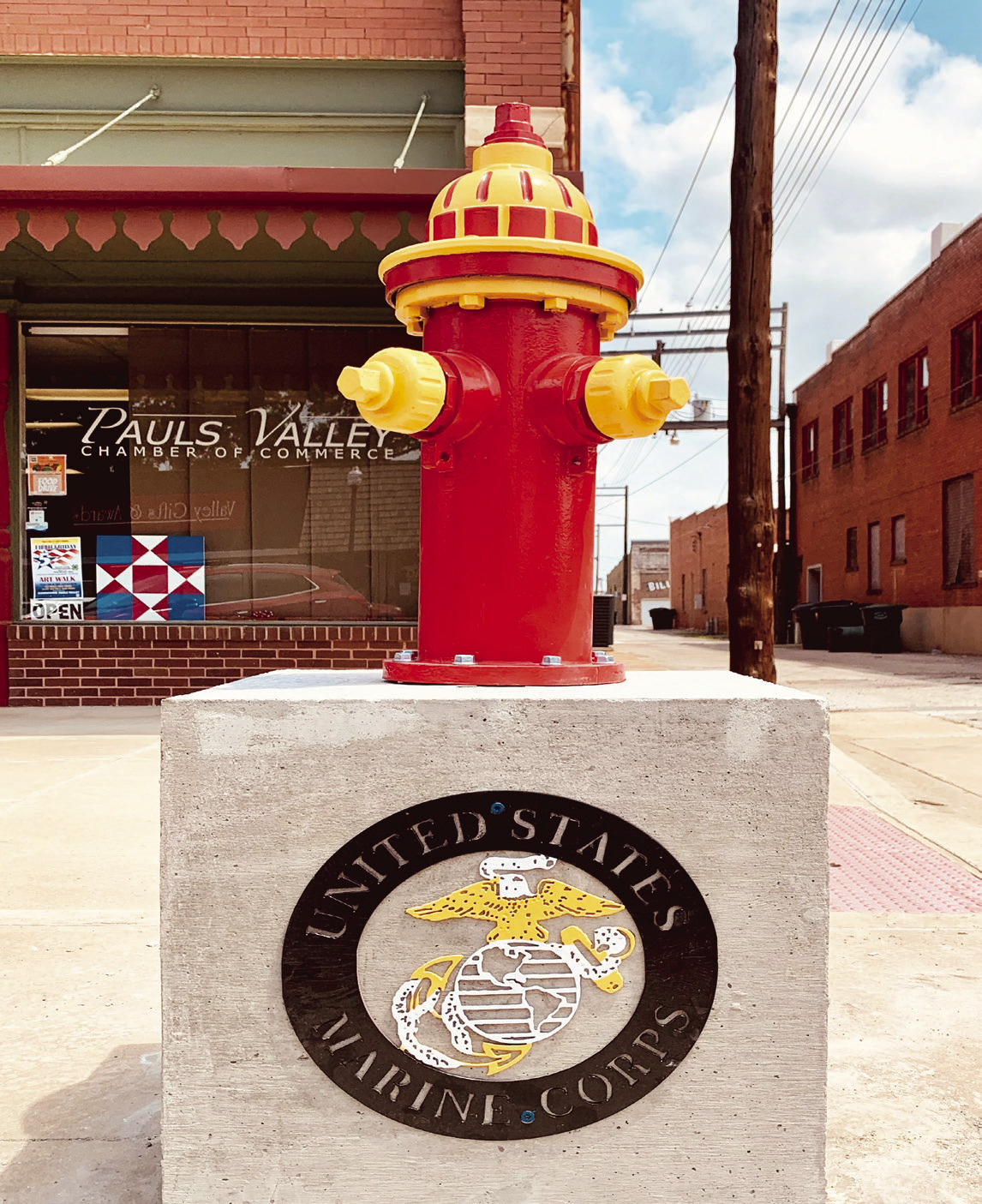 Unique beautification project honors military service | Garvin County