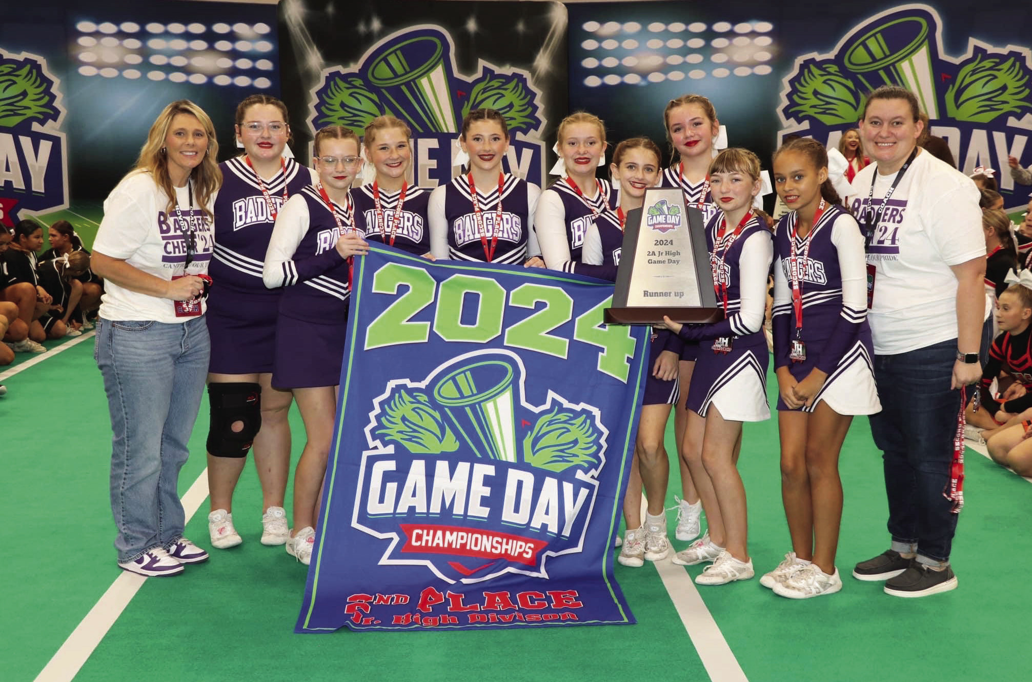 Elmore City-Pernell MS and HS Cheer place second at Game Day | Garvin ...